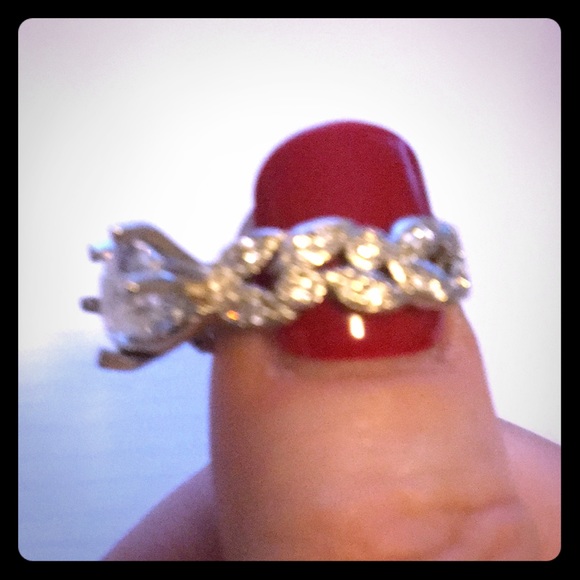 Jewelry | Beautiful Silver 925 Dominique Engagement Ring | Poshmark